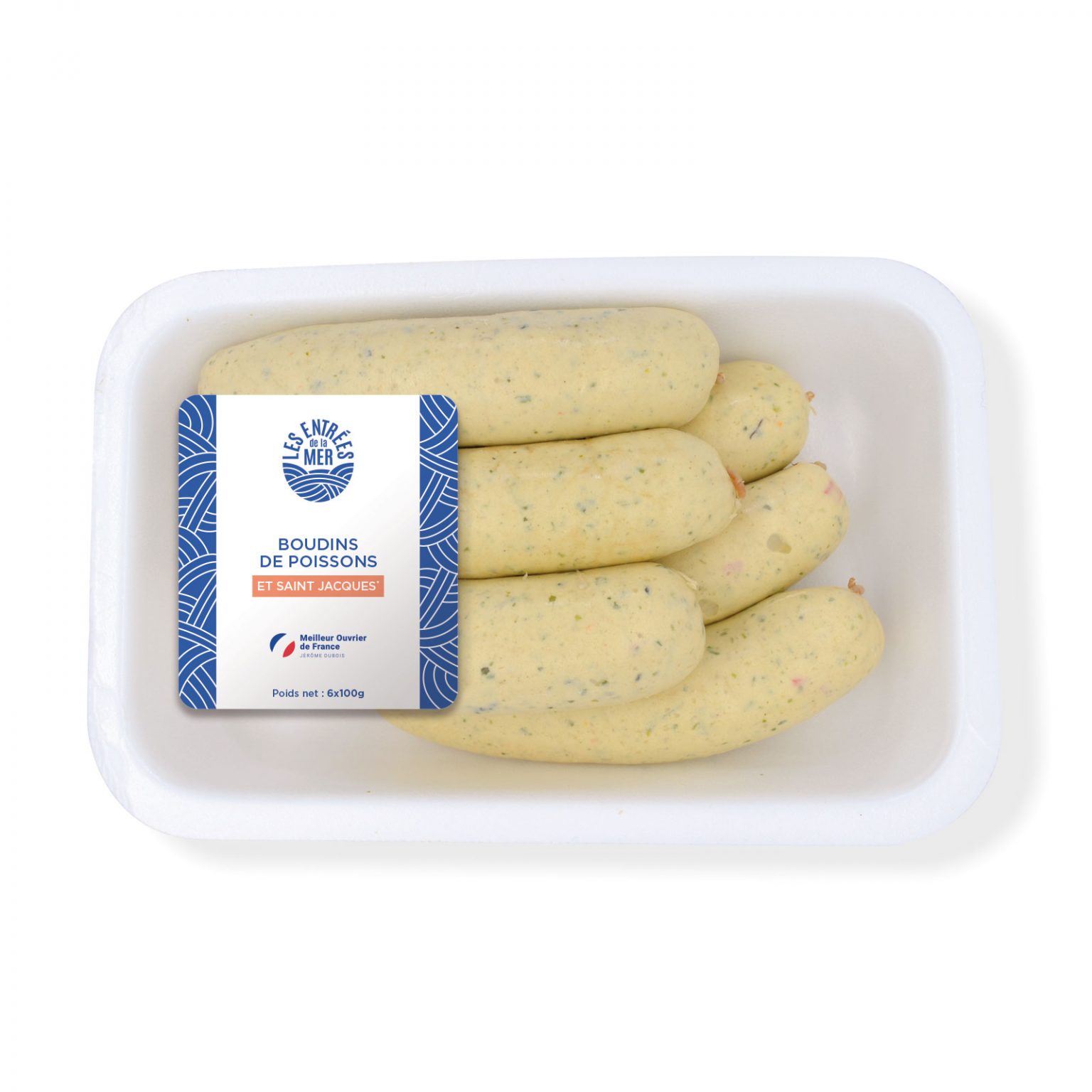 Fish and Scallop Boudins 6 x 100g | Les Entrées de la Mer